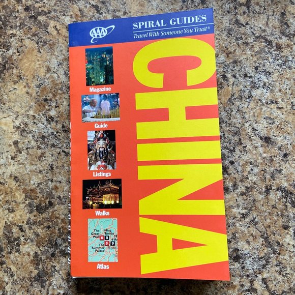 AAA Spiral Guide | Other | Nwt China Aaa Spiral Guide Travel Guidebook ...